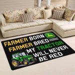 johndeere rug john deere farm tractor 02281 - Rustypod Store