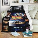 btf blanket back to the future marty mcfly delorean dmc bttf 02520 ...