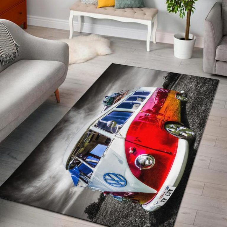 campervan rug volkswagen camper van 03566 - Rustypod Store