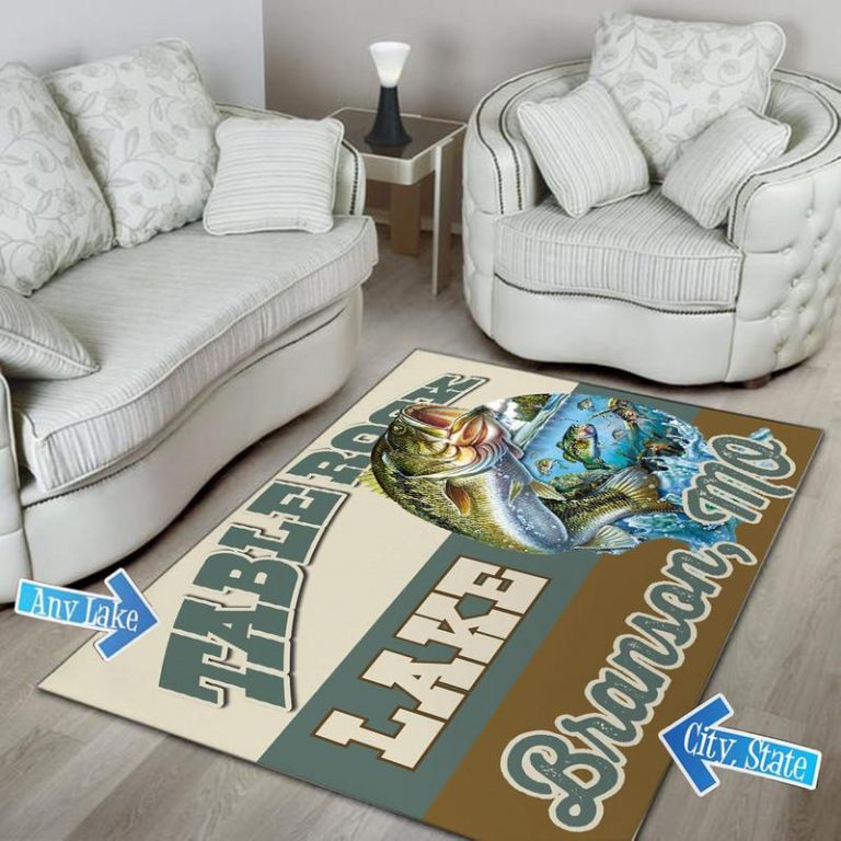 personalize fishing rug 05222 - Rustypod Store