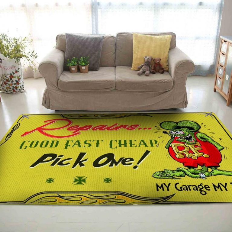 Rat fink hot rod rug 06767 - Rustypod Store