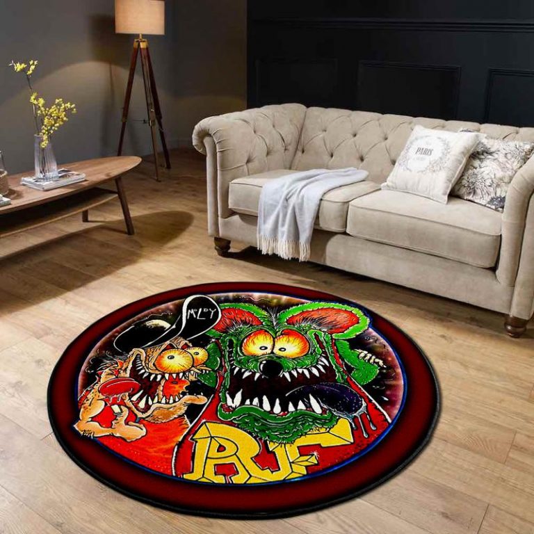 Friend rat fink round mat 07534 - Rustypod Store