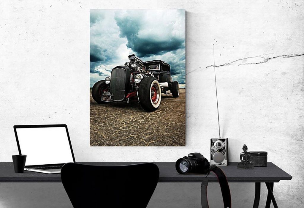 hot rod canvas - Rustypod Store