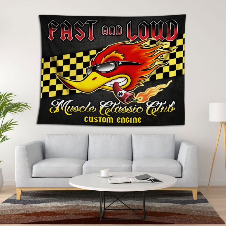 fast and loud | muscle classic club | hot rod tapestry 09600 - Rustypod ...