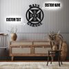 personalized iron cross garage| hot rod garage CNC metal sign 09779 ...