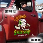 personalized eye ball | hot rod | kustom garage | low brow art vinyl ...