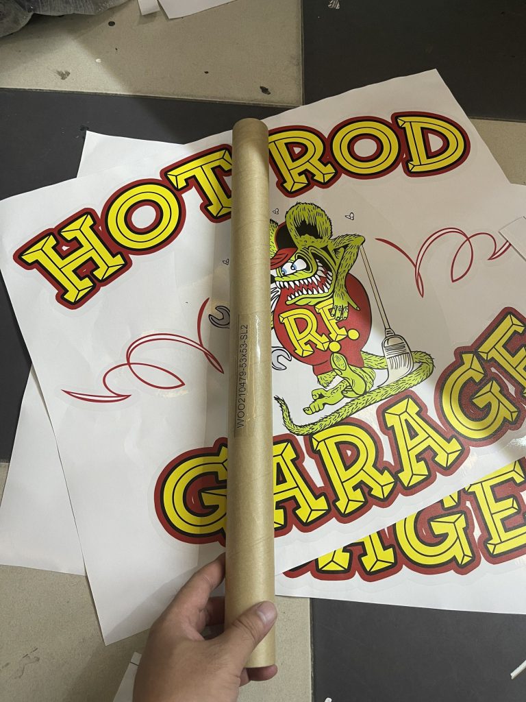 2 pcs personalized hot rod garage | rat rod | pinstripe | kustom ...