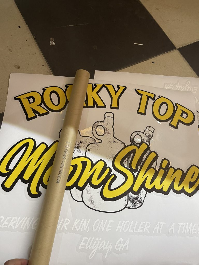 rocky top moonshine vinyl sticker 10338 - Rustypod Store