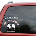 2 pcs personalized COOL EYES HOT ROD set 02 vinyl stickers 09825 ...