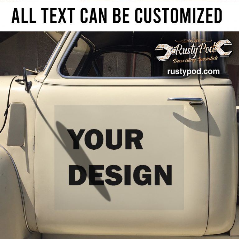 personalized sticker 09902 - Rustypod Store
