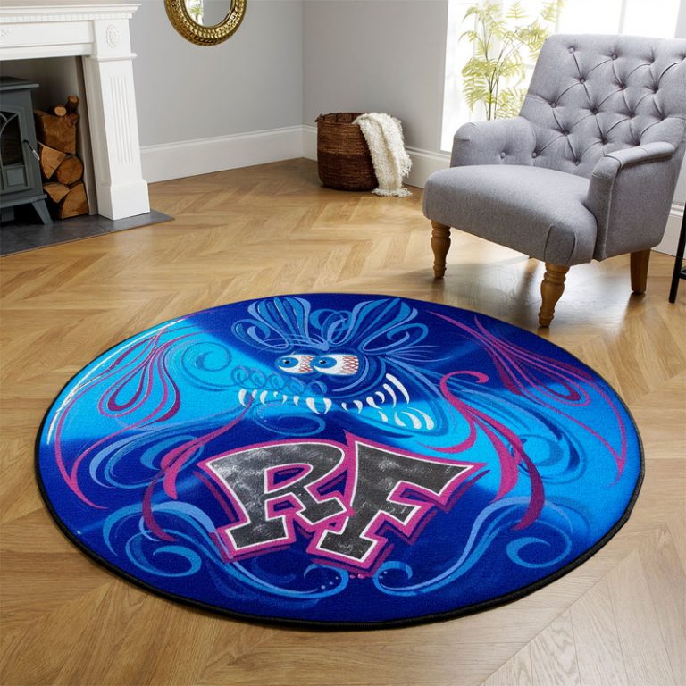Rat fink round mat | hot rod garage | muscle car | lowbrow art | old ...