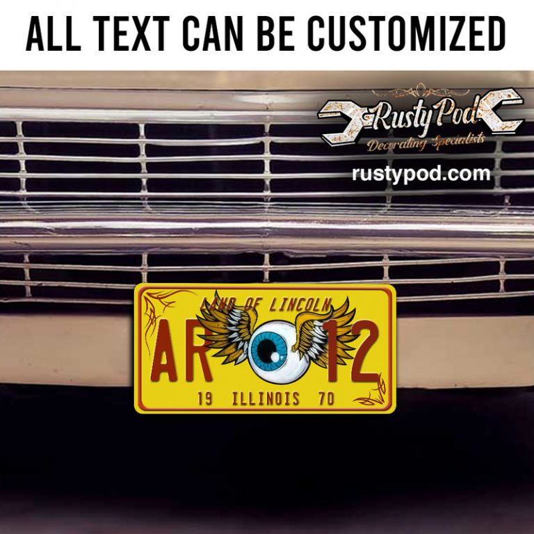 personalized flying eyeball | hot rod | rat rod | kustom kulture | old ...