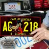 personalized lone wolf | hot rod garage | old school garage license ...