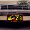 personalized lone wolf | hot rod garage | old school garage license ...