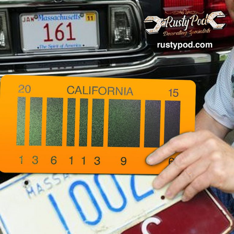 hot rod | back to the future | delorean license plate 10167 - Rustypod ...