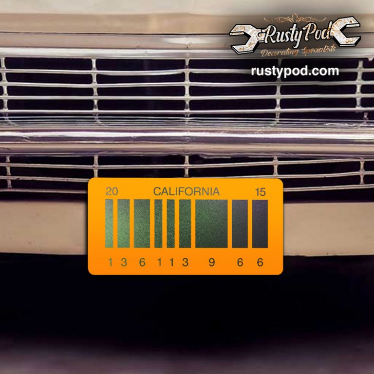 hot rod | back to the future | delorean license plate 10167 - Rustypod ...