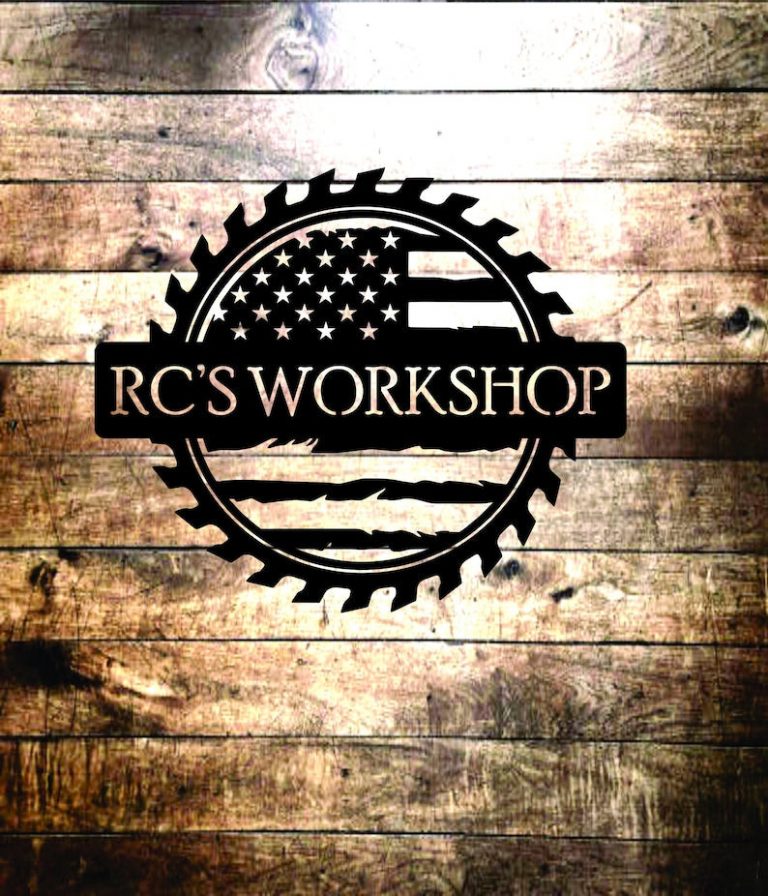 Custom American Flag Workshop Sign Metal Shop Sign Garage Sign ...