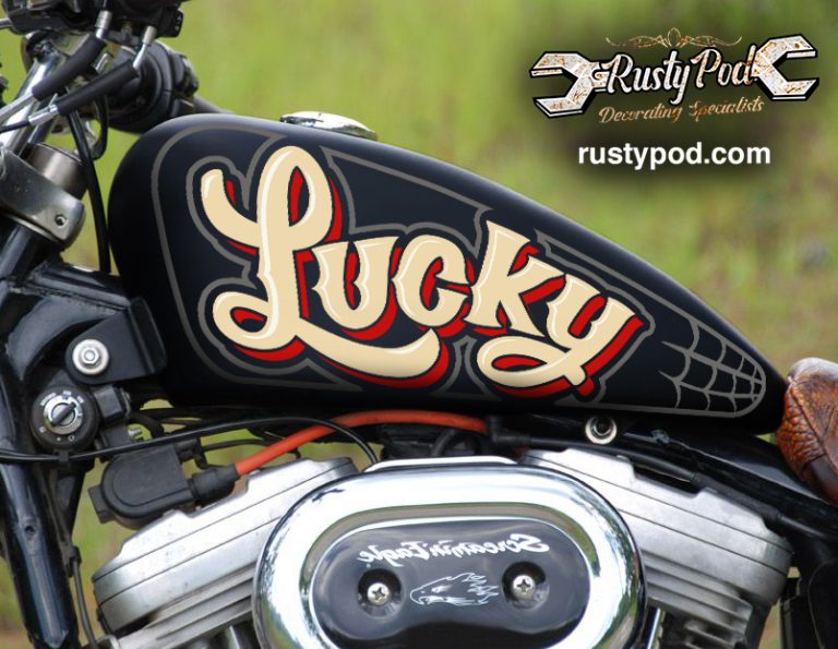 personalized 2 pcs pinstriping motorcycle | kustom kulture motorcycle ...