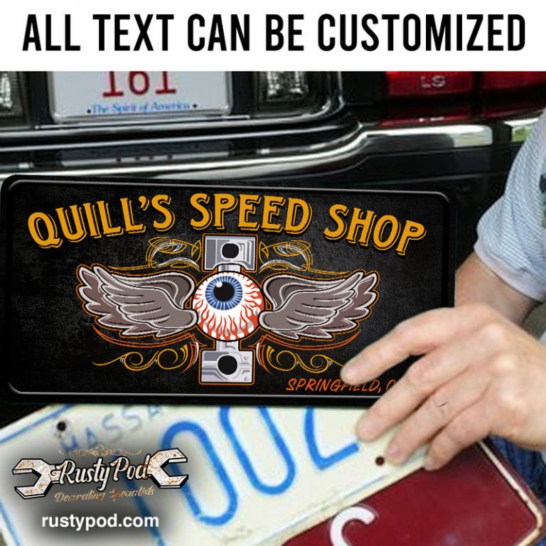 Personalized Hot Rod Garage | Eye Balls | Kustom Kulture | Pinstripe ...