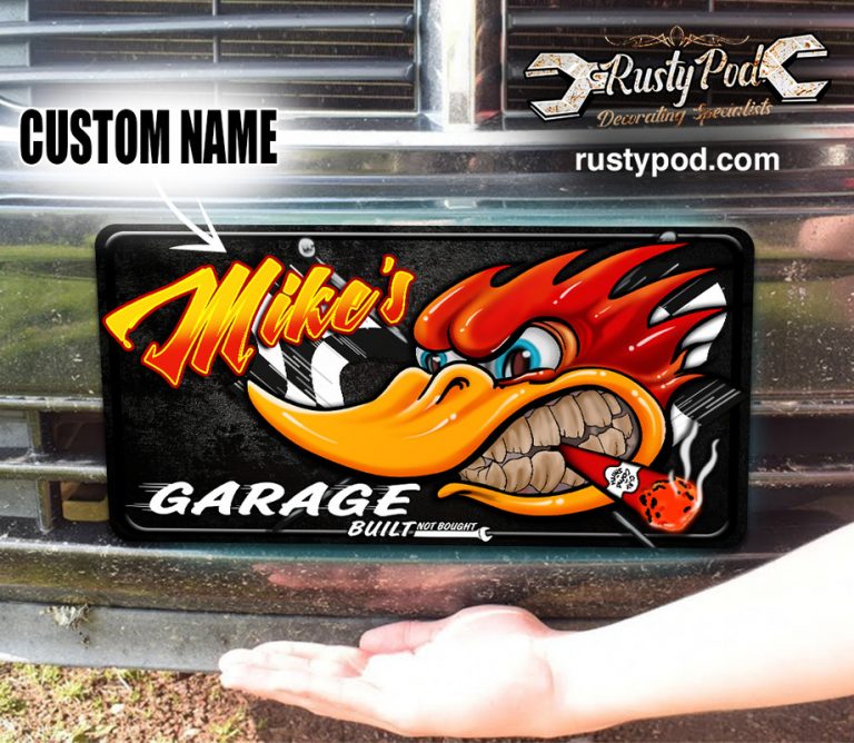 Personalized Hot Rod Garage | Speed Shop | Kustom Kultrure | Old School ...