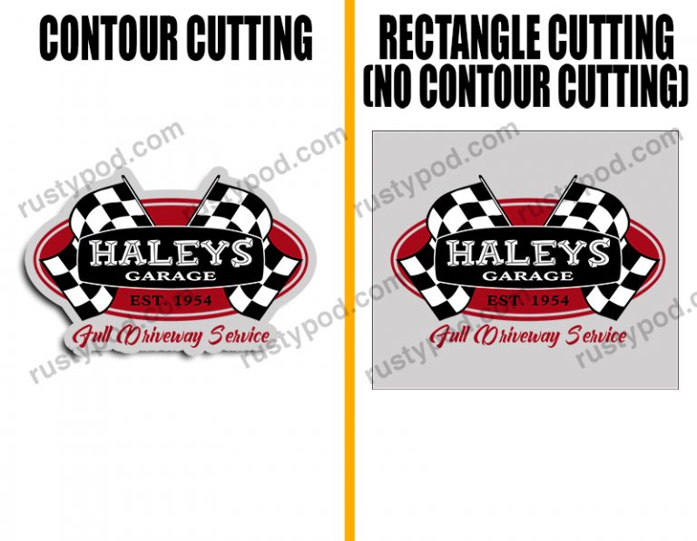 Personalized checker flag lettering vinyl sticker 10316 - Rustypod Store