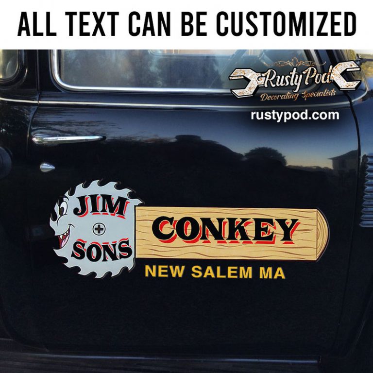 personalized saw lettering for woodworker vinyl sticker 10623 ...