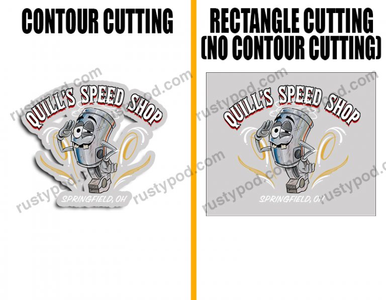 personalized pinstriping piston lettering vinyl sticker 10724 ...