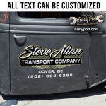 personalized company name trucking company logistic company sticker ...