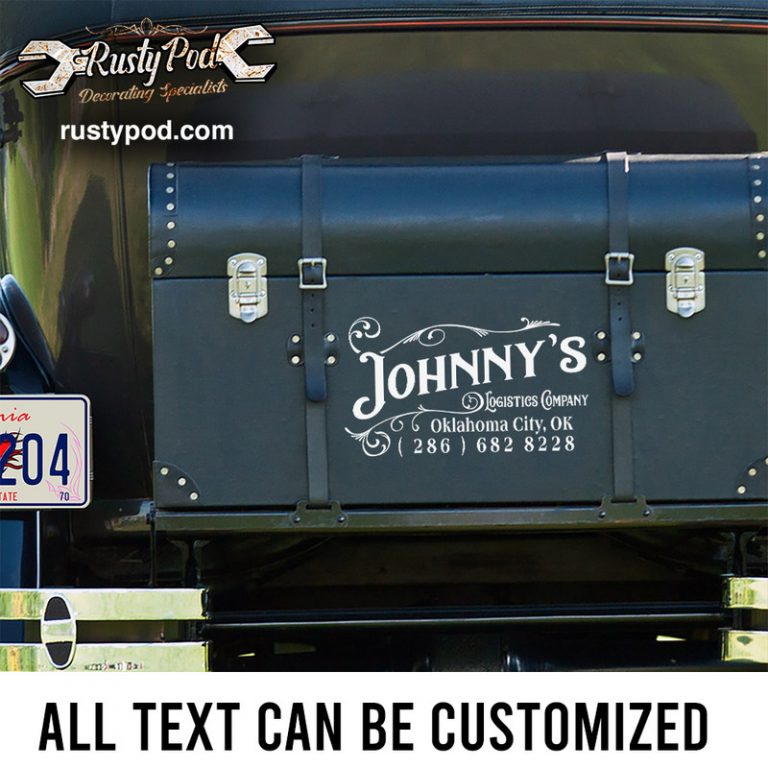 personalized company name trucking company logistic company sticker ...