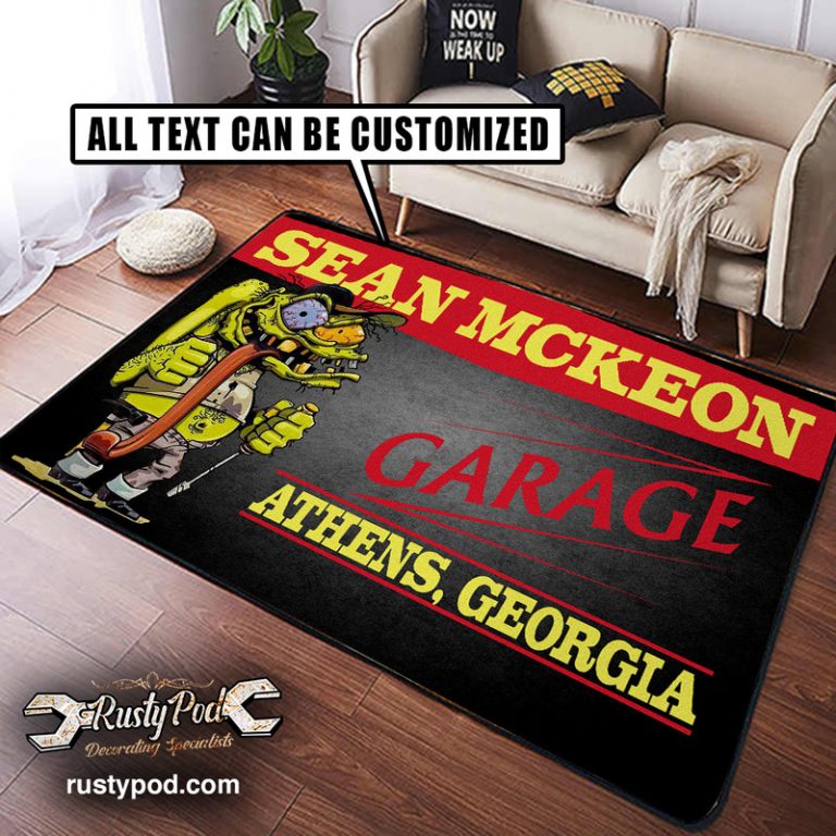 personalized Monster rat fink Classic rug 11221 - Rustypod Store