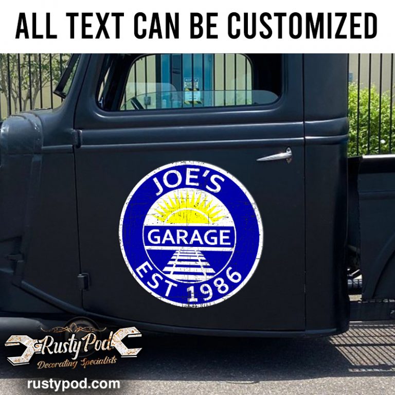 Personalized RAILROAD LOGO sticker 11392 - Rustypod Store