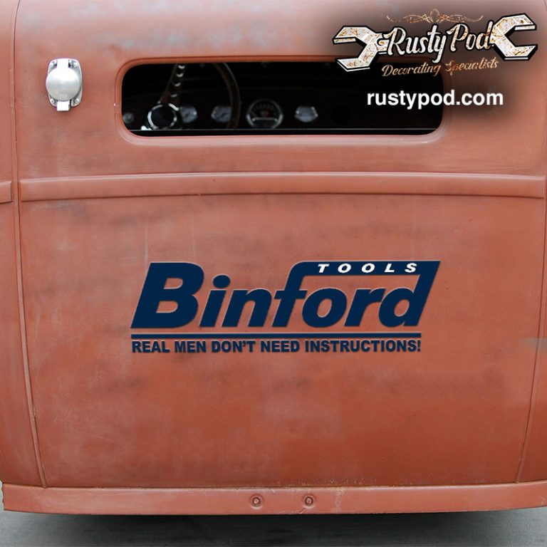 BINFORD TOOLS BLUE TOOL BOX sticker 11397 - Rustypod Store