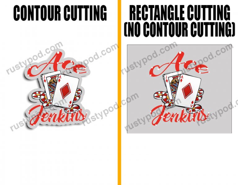 Personalized playing card lettering sticker 11419 - Rustypod Store