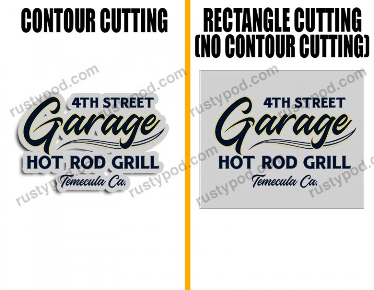 Personalized hot rod garage lettering hot rod art sticker 11448 ...