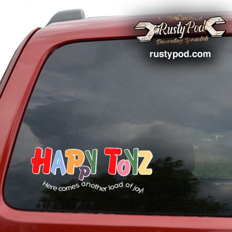 Happy toyz truck maximum overdrive sticker 11569 - Rustypod Store