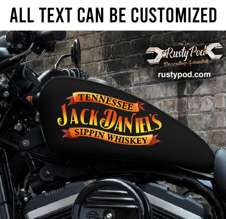 tenessee jack daniels sippin whiskey motorcycle gas tank decal 11827 ...