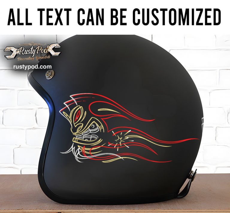tiki pinstriping sticker 11848 - Rustypod Store