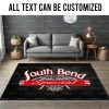 Personalized pinstriping hand paint rug 10351 - Rustypod Store
