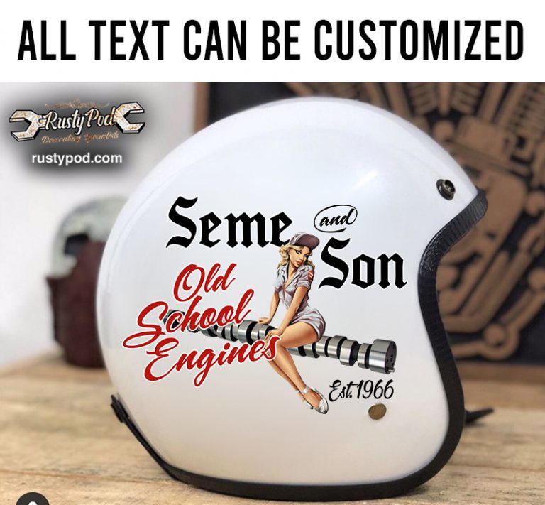 Personalized Classic Pin-Up Door Art for Hot Rod Enthusiasts sticker ...