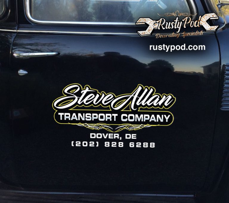 personalized company name trucking company logistic company sticker ...