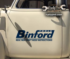 BINFORD TOOLS BLUE TOOL BOX sticker 11397 - Rustypod Store