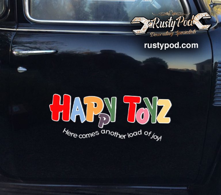 Happy toyz truck maximum overdrive sticker 11569 - Rustypod Store