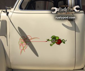 Pinstriping rat fink sticker 11637 - Rustypod Store