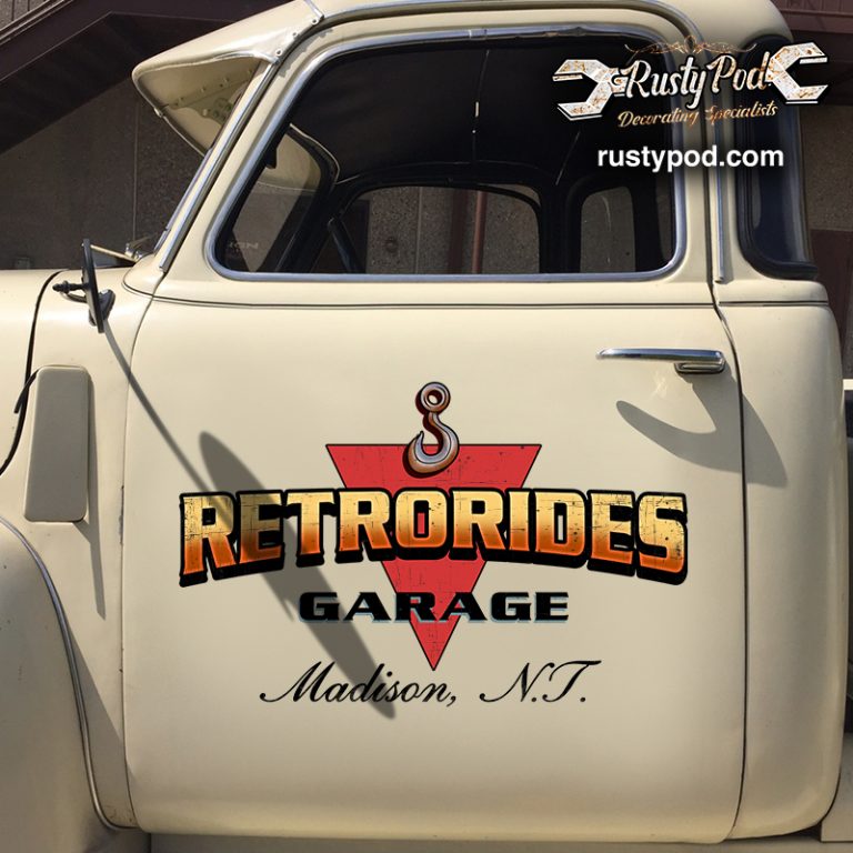 personalized towing company logo sticker 12096 - Rustypod Store