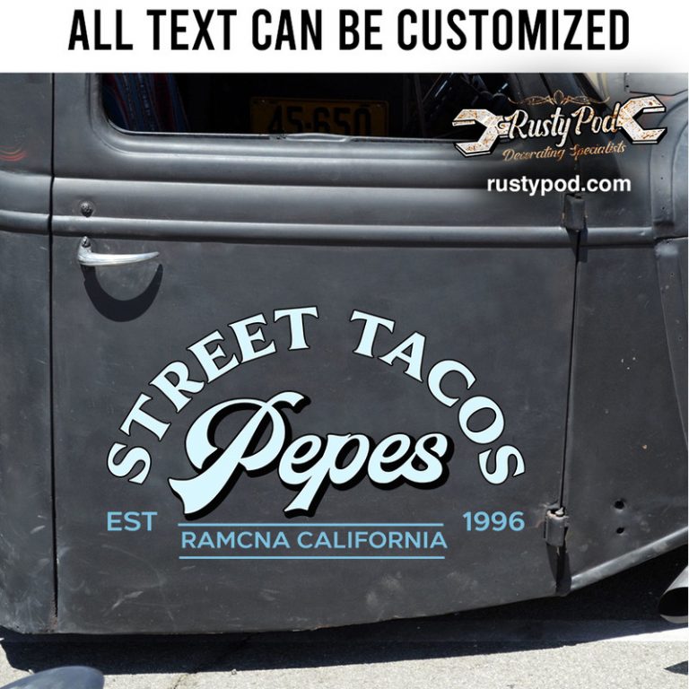 personalized hot rod garage sign kustom kulture old school lettering ...
