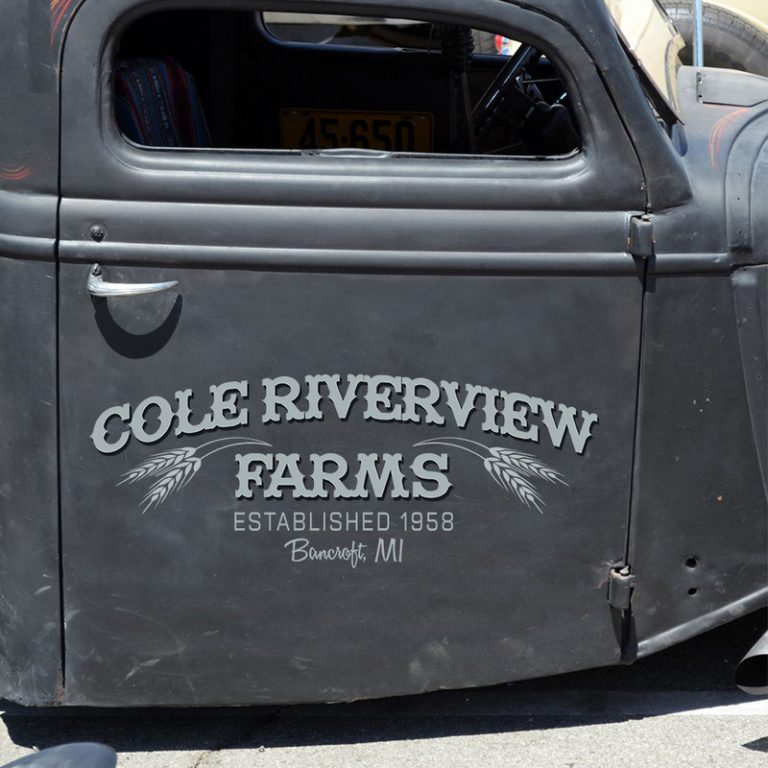 personalized farm lettering old school truck lettering sticker 12221 ...