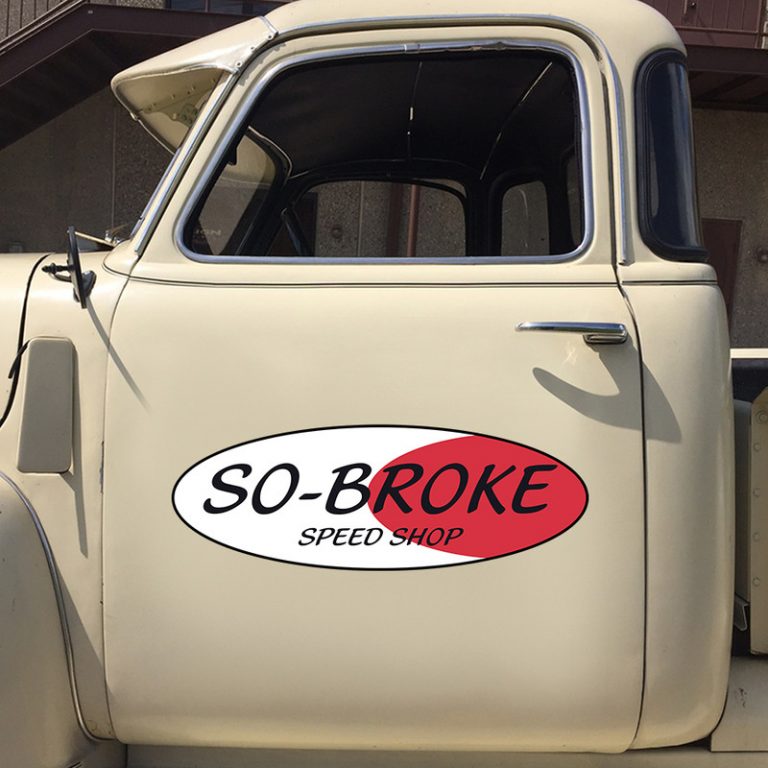 personalized socal speed shop logo hot rod funny sticker 12230 ...