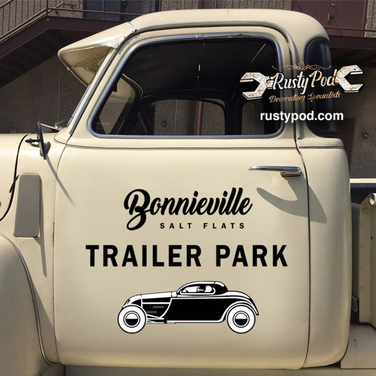 personalized vintage rat rod lettering hot rod life sticker 12275 ...