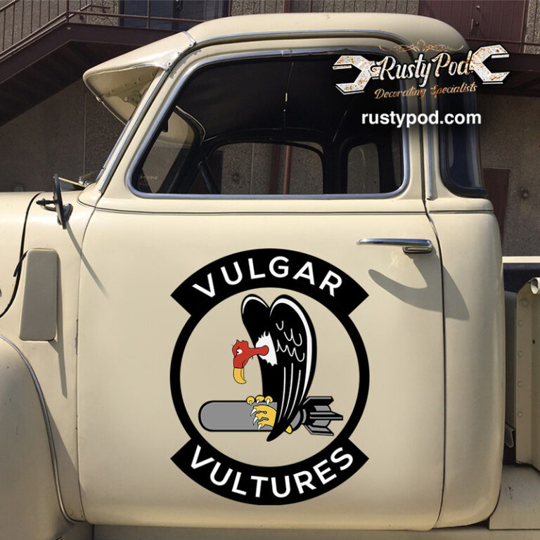 personalized vulture and bomb world war II nose art sticker 12276 ...