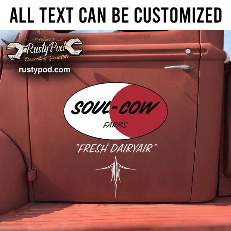 personalized so cal logo and pinstriping old school truck lettering ...